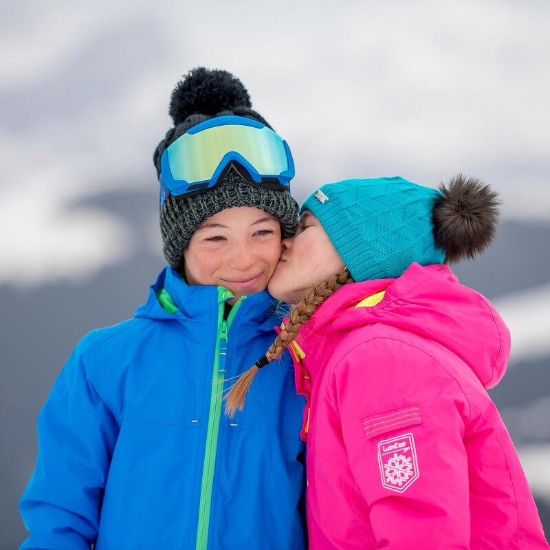 Firstheat Girls' Ski Jacket - Midnight blue WEDZE - Decathlon