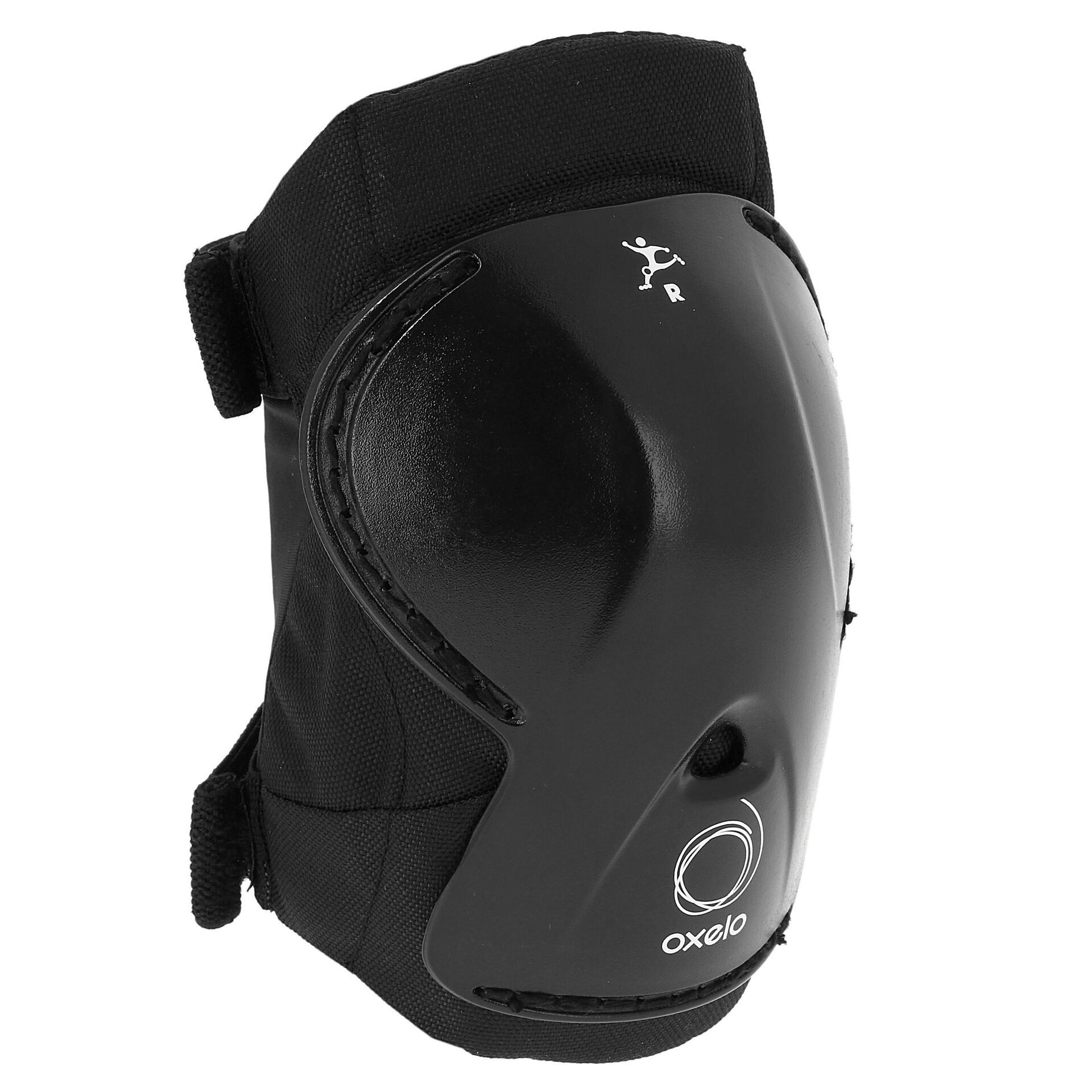 Kids' Inline Skate Protection Pads 3-Piece Play Kit Set - Black