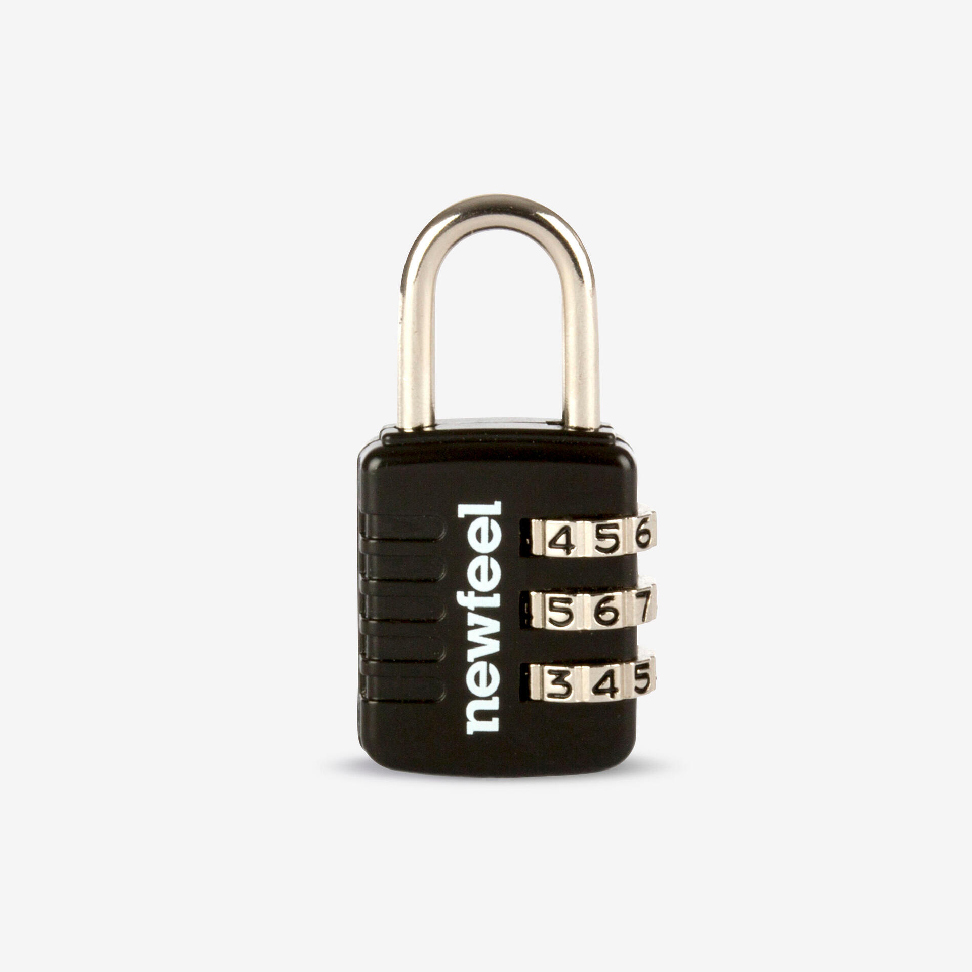 Black combination padlock