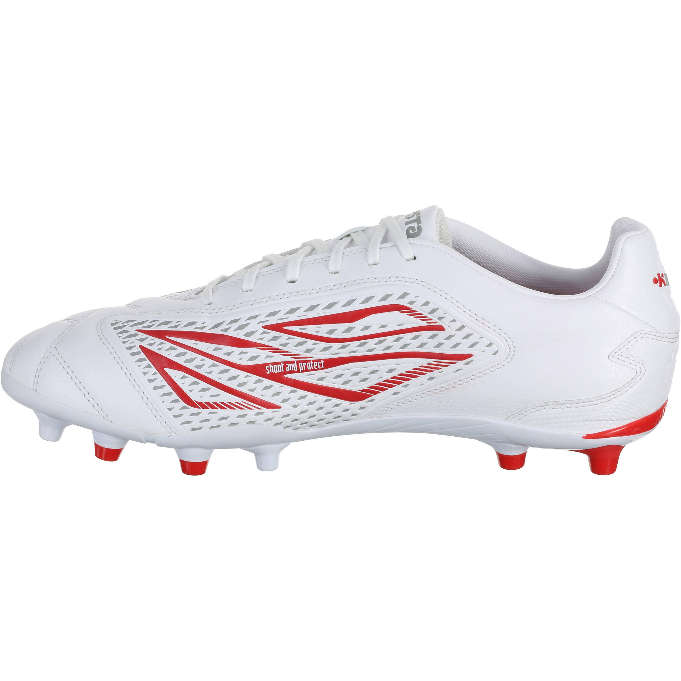 Density 300 FG Adult Football Boots - Dry Pitch White
