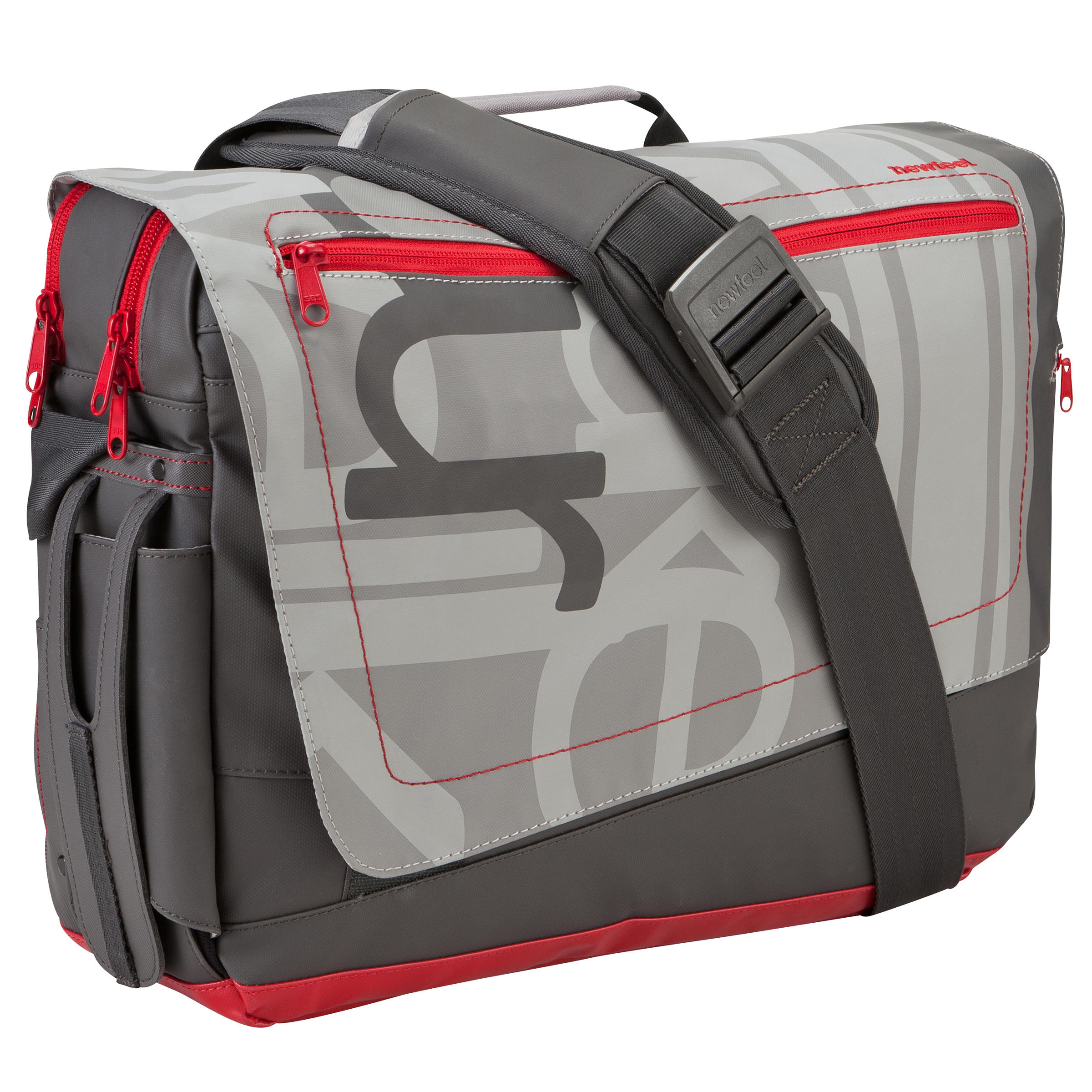 Backenger UP 20 L Laptop Messenger bag/Backpack - grey/white - Decathlon