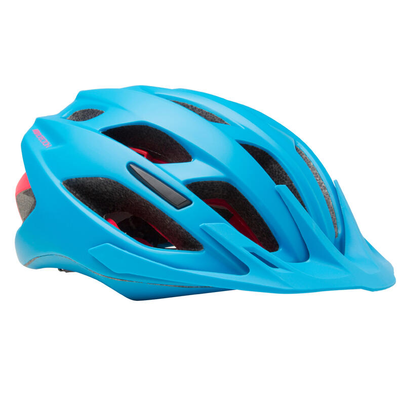 500 Cycling Helmet - Blue/Pink ROCKRIDER - Decathlon