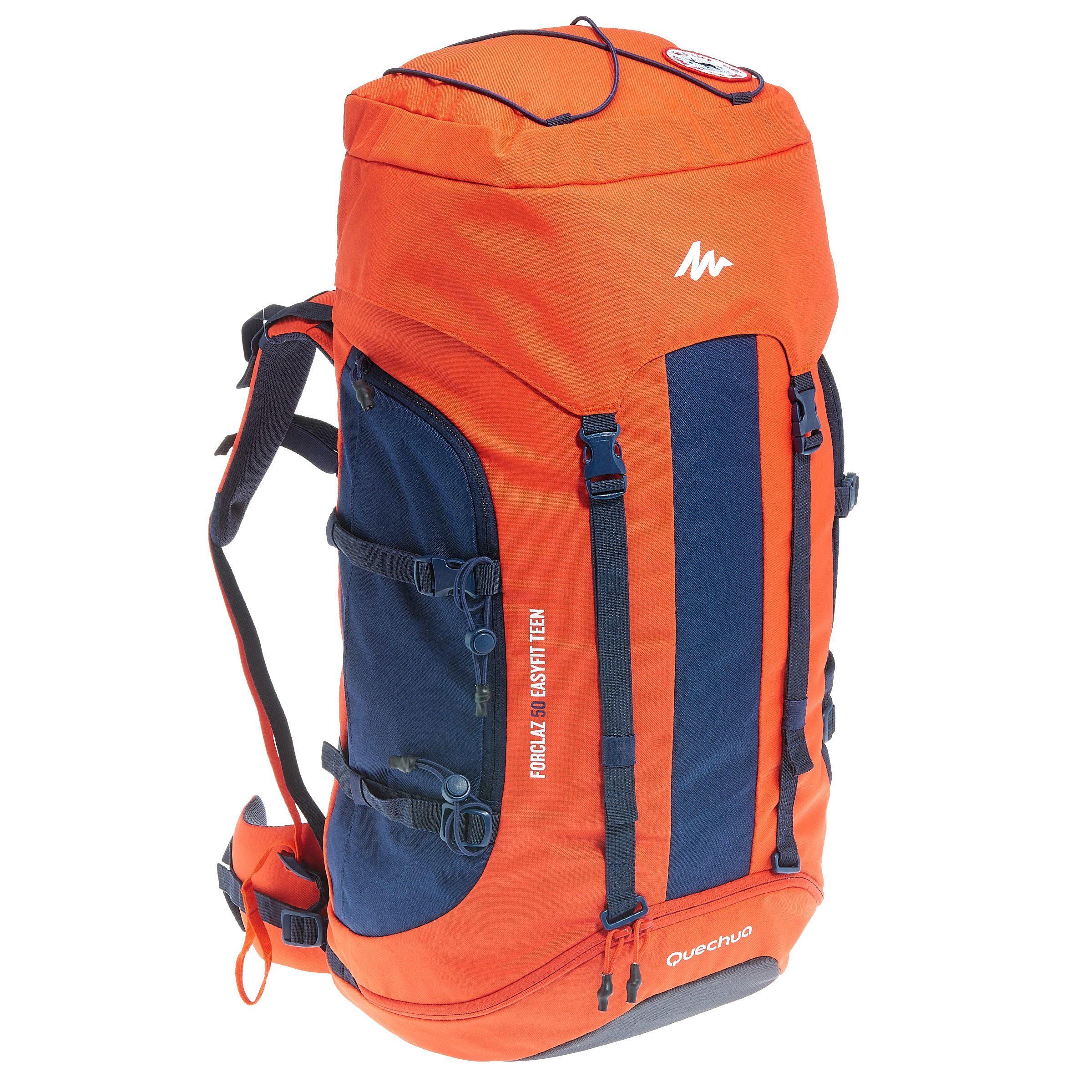 Quechua Rugzak Forclaz 50 Easyfit voor kinderen rood, met automatische ...