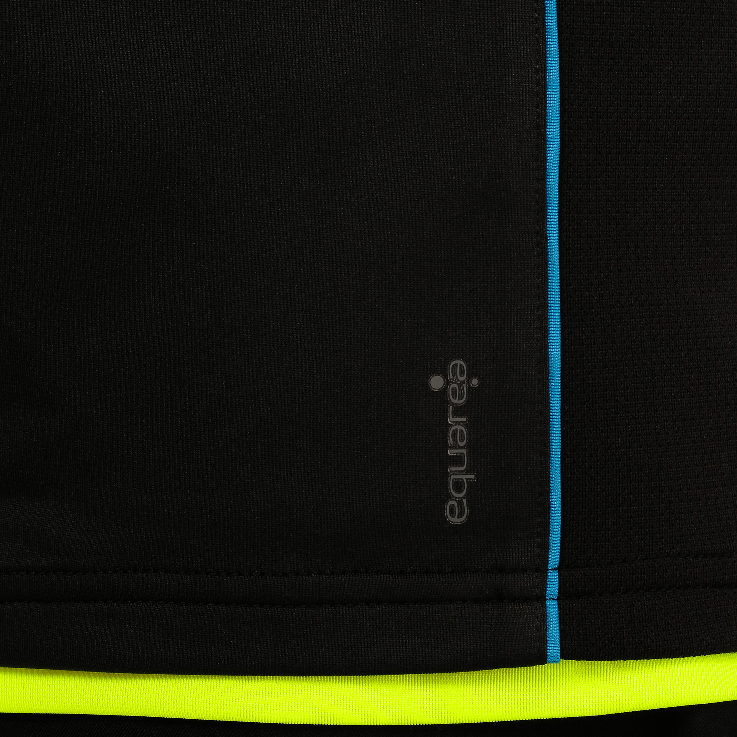 F500 Junior Football Shirt - Black Yellow - Decathlon