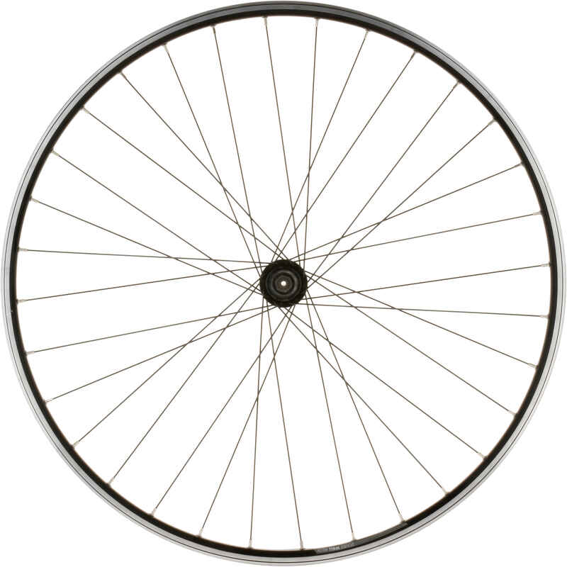 Šosejas velosipēda aizmugurējais ritenis 700 Bolt-On , melns - Decathlon
