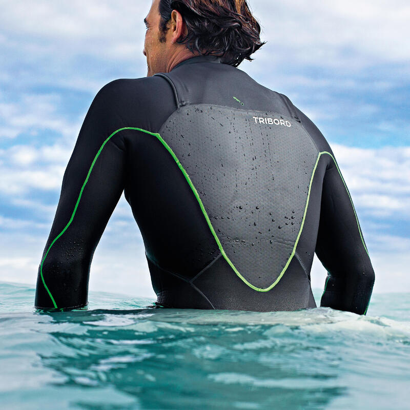 900 5/4/3 mm neoprene front zip surf wetsuit. TRIBORD - Decathlon
