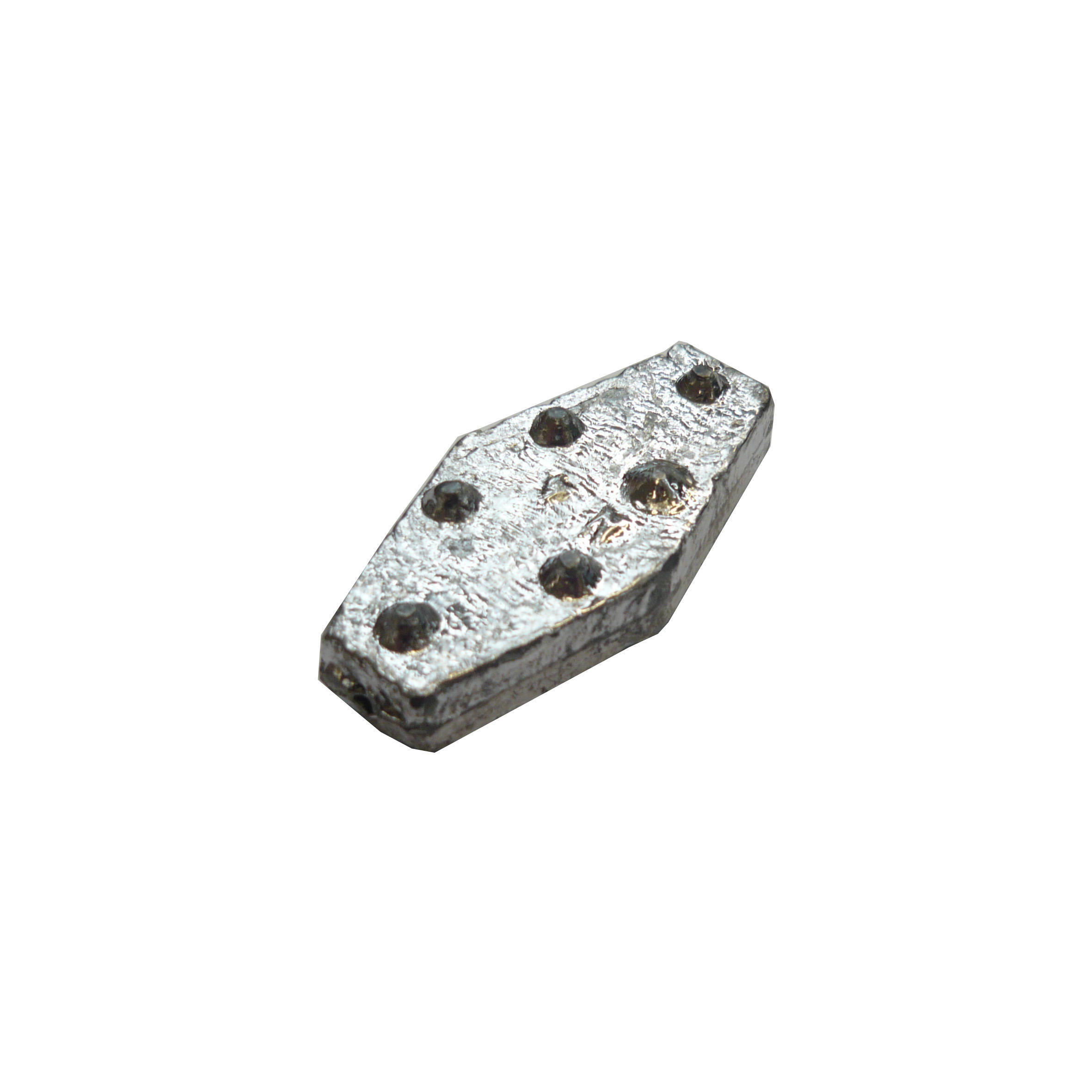 Rybárske závažie – šesťhranné olová s hrotmi - Decathlon