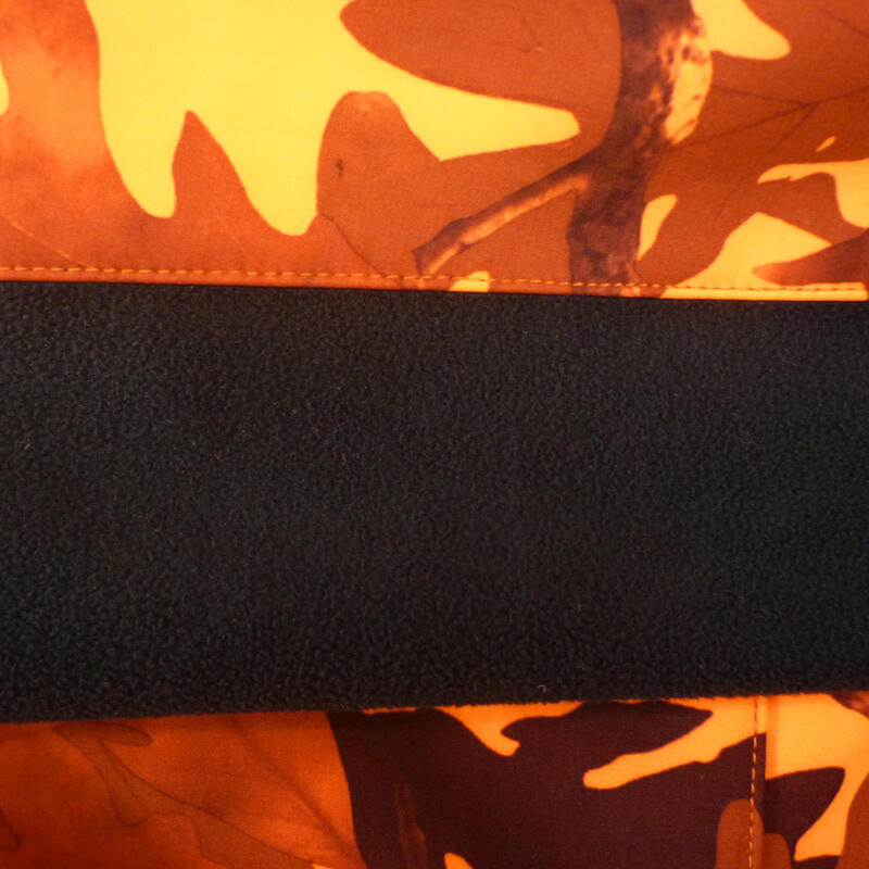 Jagd-Softshelljacke Sibir 500 Camouflage orange SOLOGNAC - DECATHLON