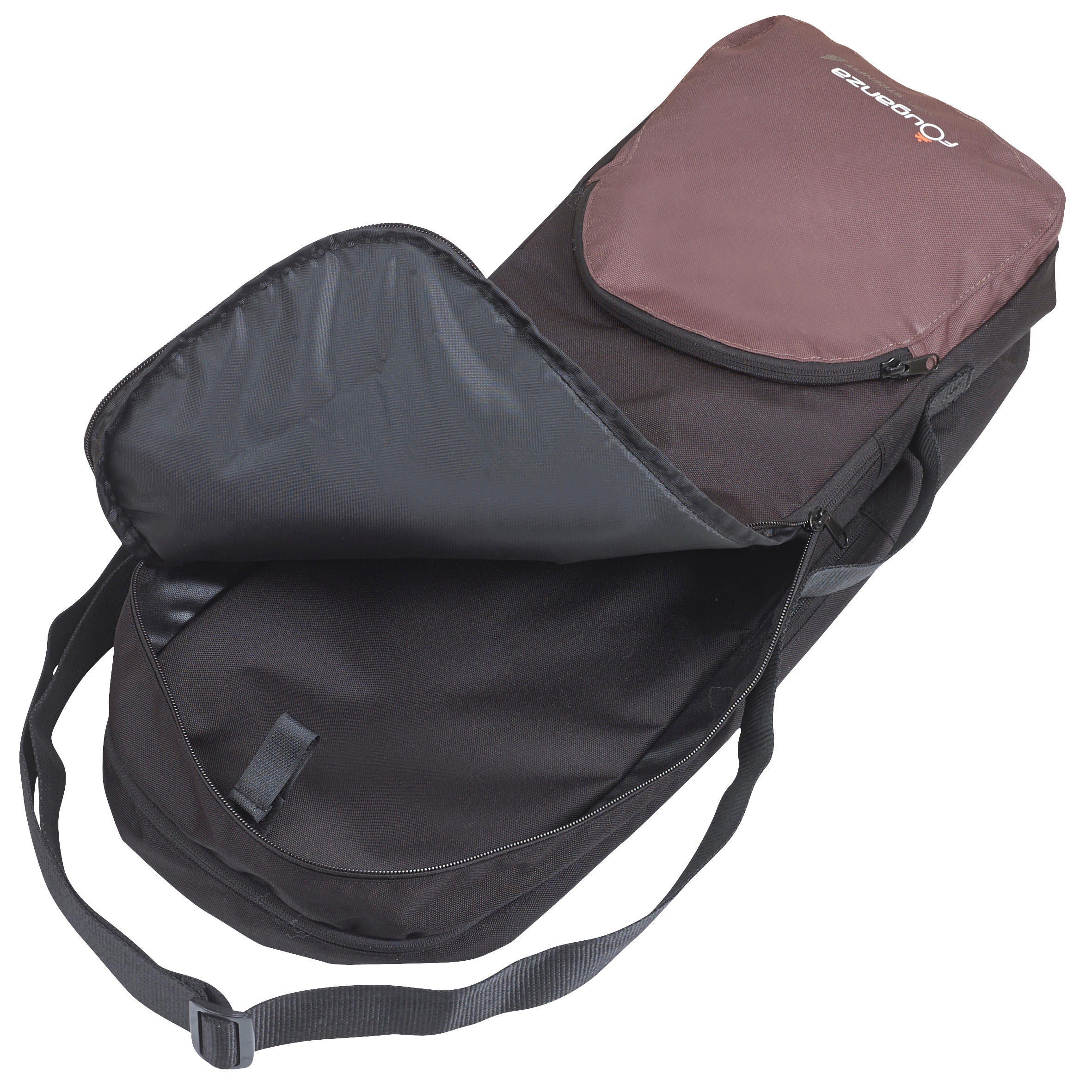 Horse riding bridle bag - black / brown - Decathlon