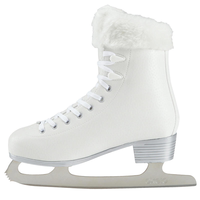Womens Ice Skates 500 White Decathlon
