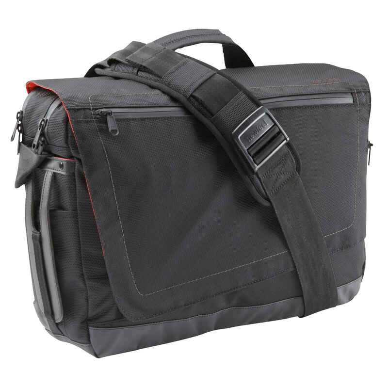 Backenger 20L Laptop Messenger Bag/Backpack - Black - Decathlon