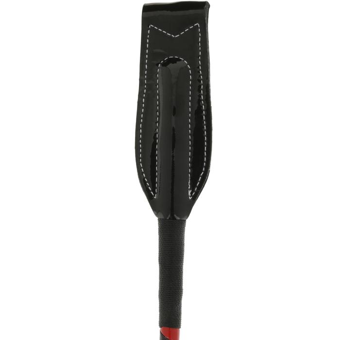 Cravache équitation COURSE rouge et noir - 63 cm Vale brothers ltd ...
