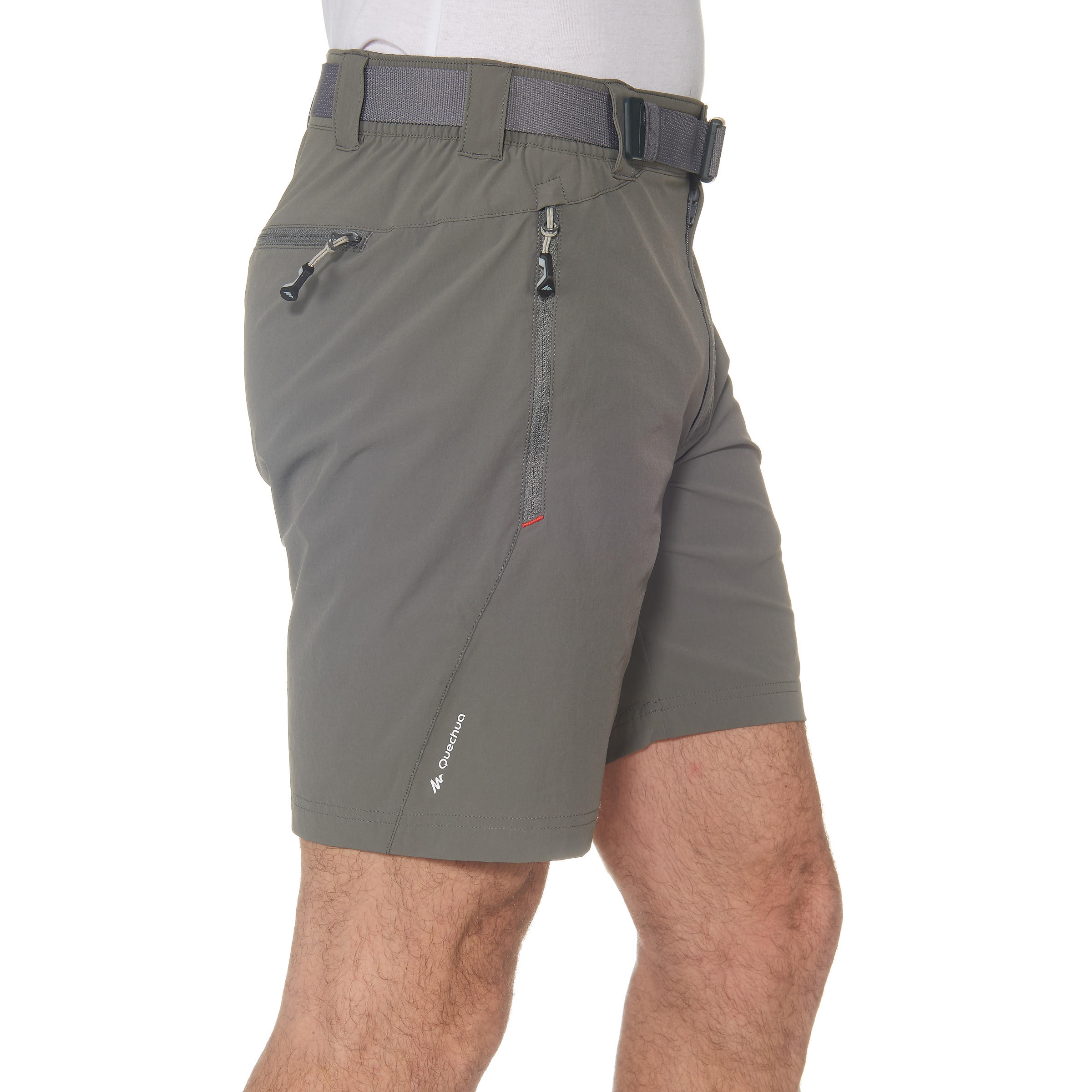 Forclaz 500 hiking shorts - Light Grey - Decathlon