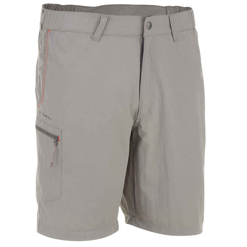 Forclaz 50 Men's Hiking Shorts - Light Grey - Decathlon