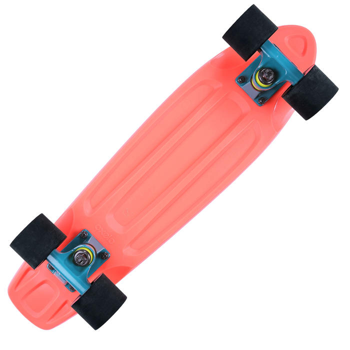 Oxelo Cruiser skateboard Yamba blauw koraal | Decathlon