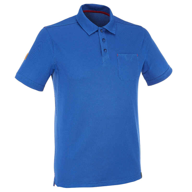 Polo Randonnée Homme Arpenaz 500 Bleu - Decathlon