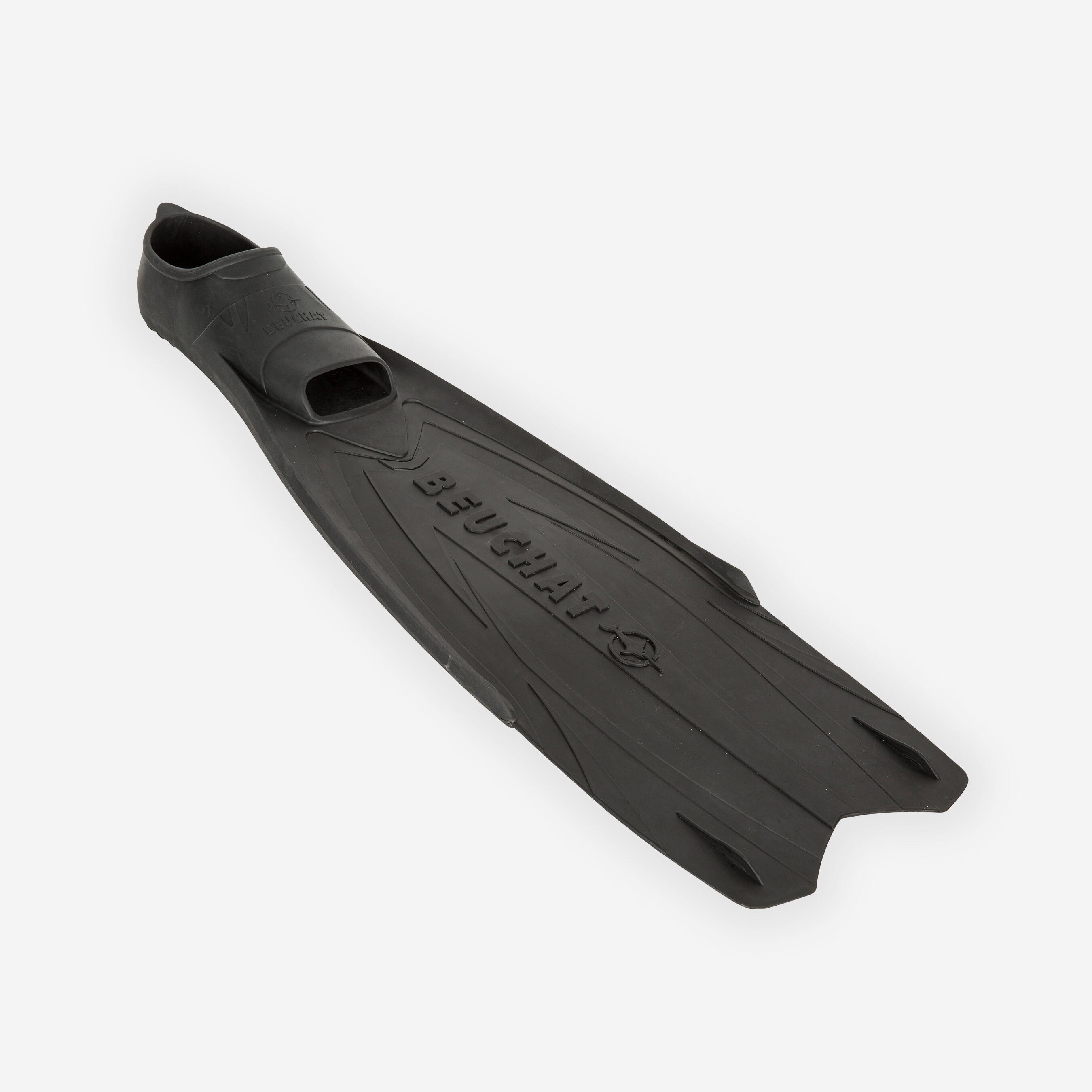 Brīvās niršanas zemūdens medību pleznas “Mundial One 50”, melnas ...