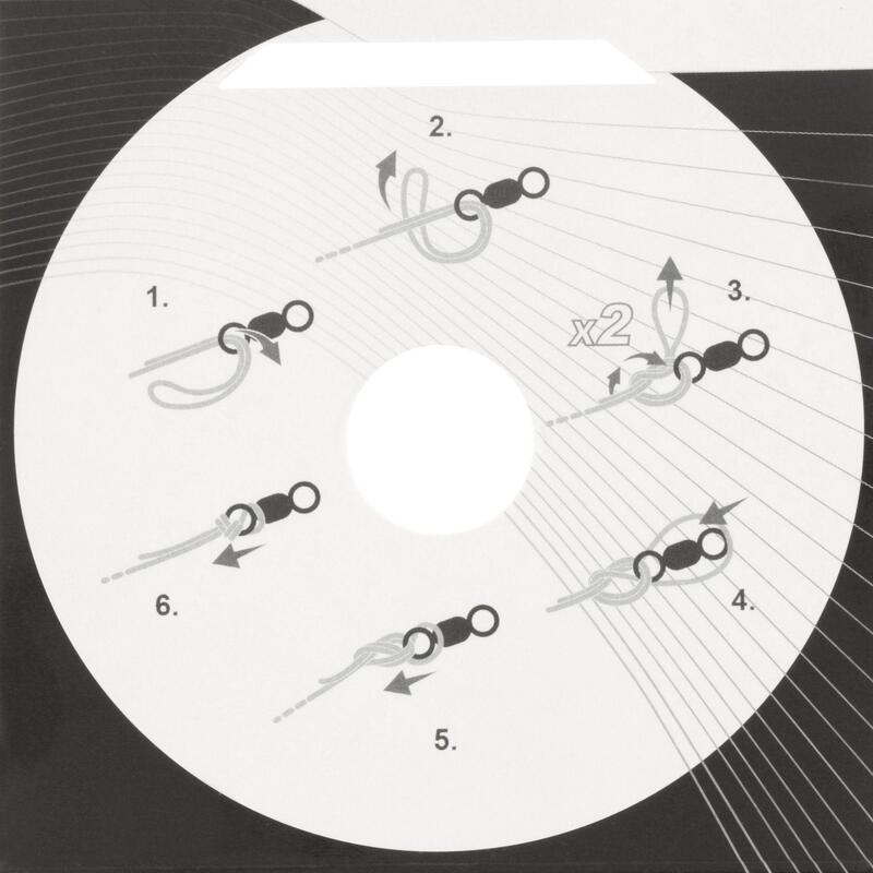 Hauptschnur monofil abriebfest 1.000 m weiß Meeresangeln CAPERLAN - DECATHLON