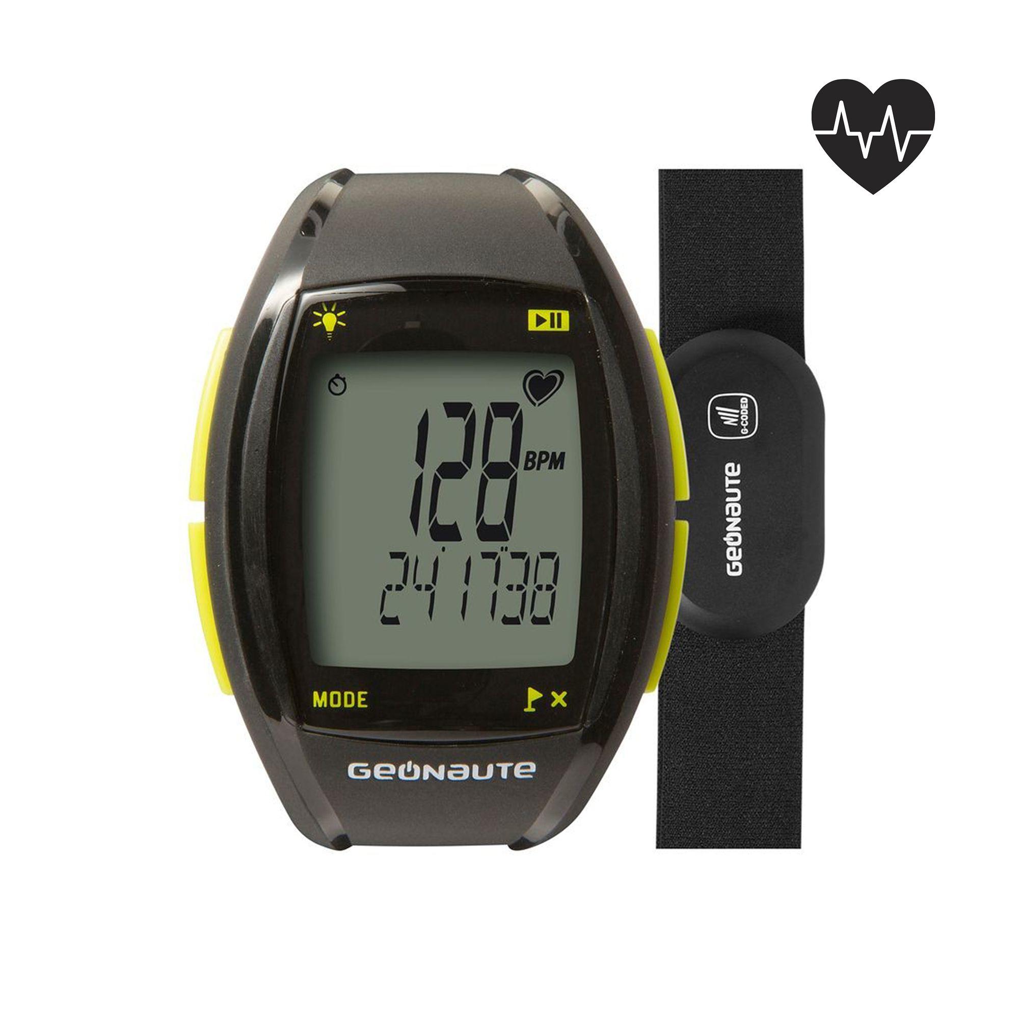 ONrhythm 410 Heart Rate Monitor Watch and Coded Chest Strap - yellow ...