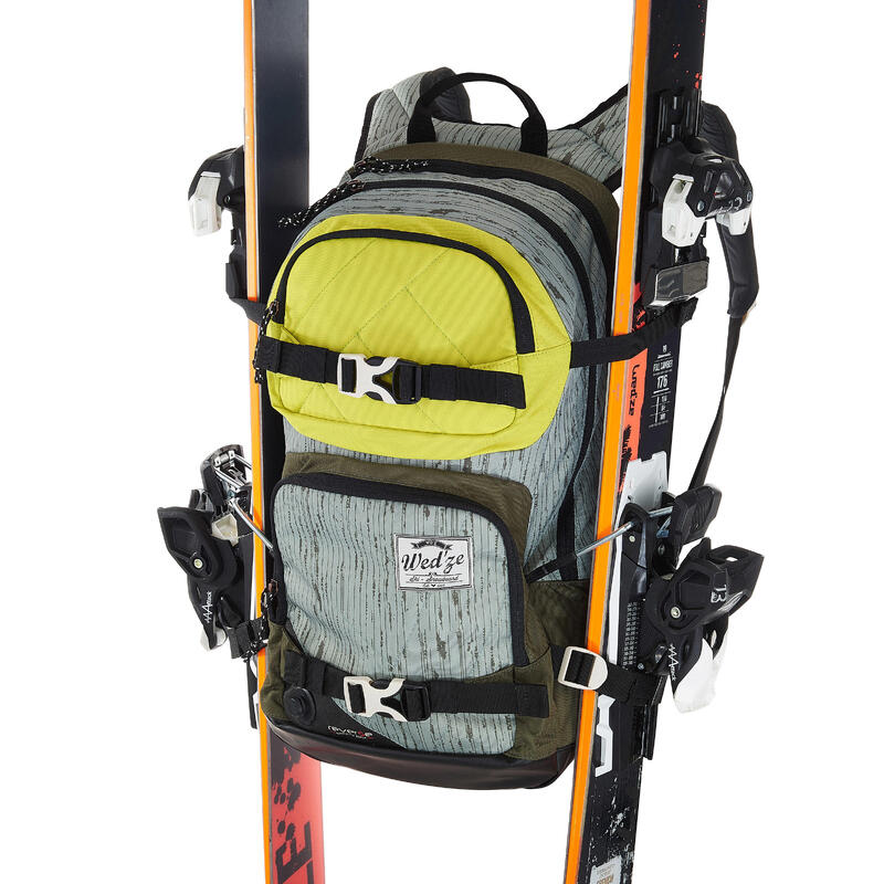 Wed'ze Reverse Freestyle 500 snowboarding ski backpack - Blue WEDZE ...