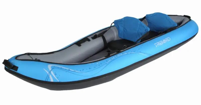 TRIBORD-KAYAK GONFLABLE-IK100 2 PLACES BLEU: notice, réparation