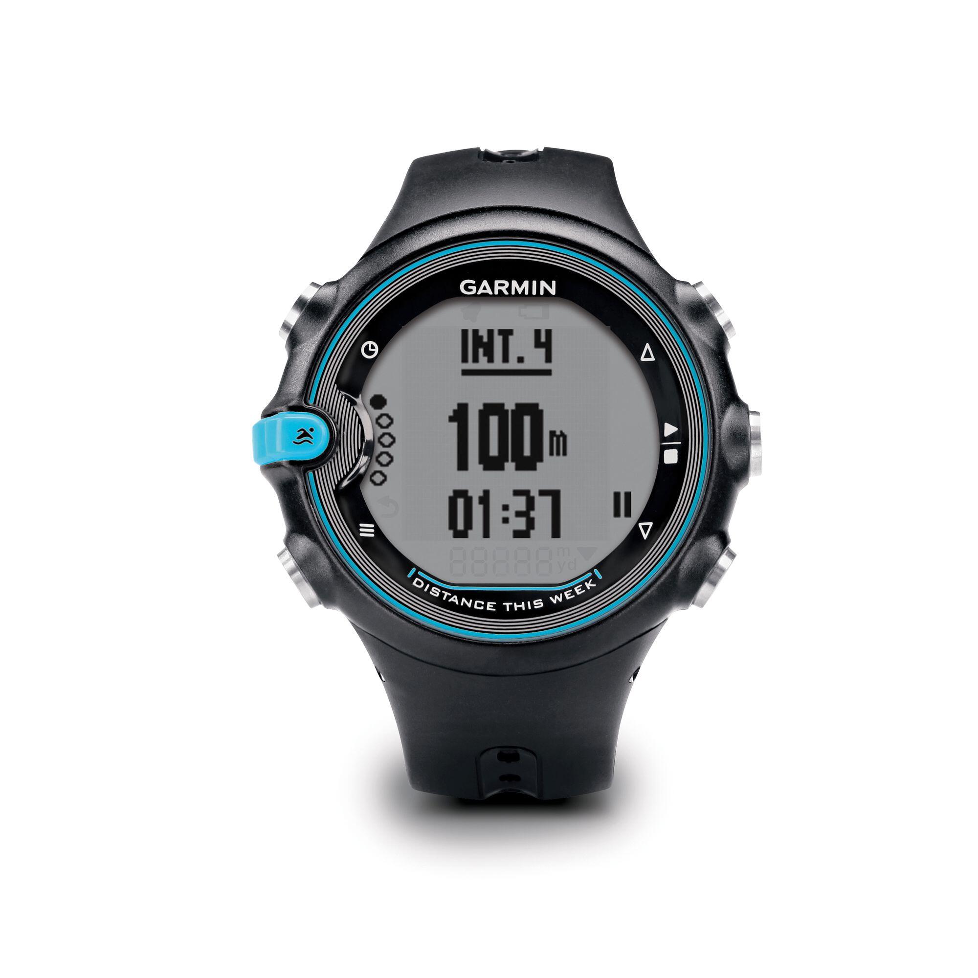 SWIM swimming watch blue and black - Decathlon
