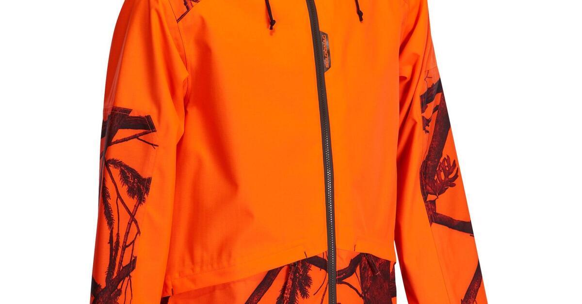 SOLOGNAC SUPERTRACK 100 WATERPROOF HUNTING JACKET - FLUO