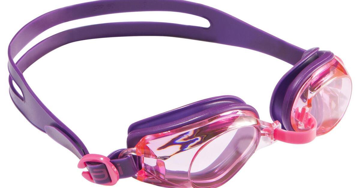 100 AMA Swimming Goggles, Size S Purple Pink