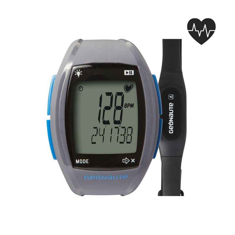 ONrhythm 310 HRM Watch and Coded Chest Strap - grey - Decathlon