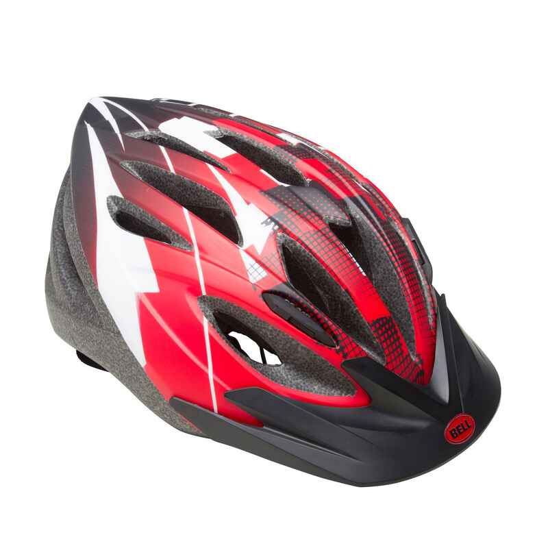 Crossfire Cycling Helmet - Red - Decathlon