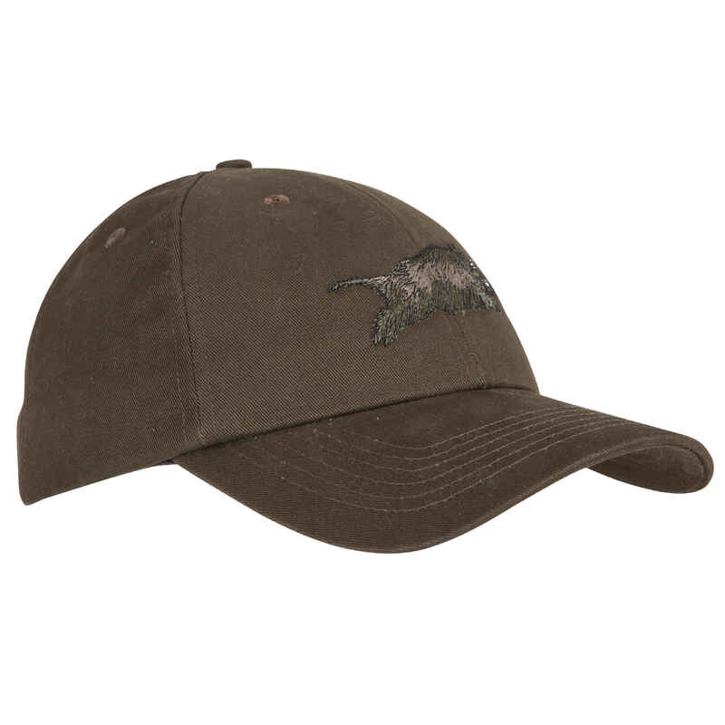 Taïga wild boar hunting cap - brown - Decathlon