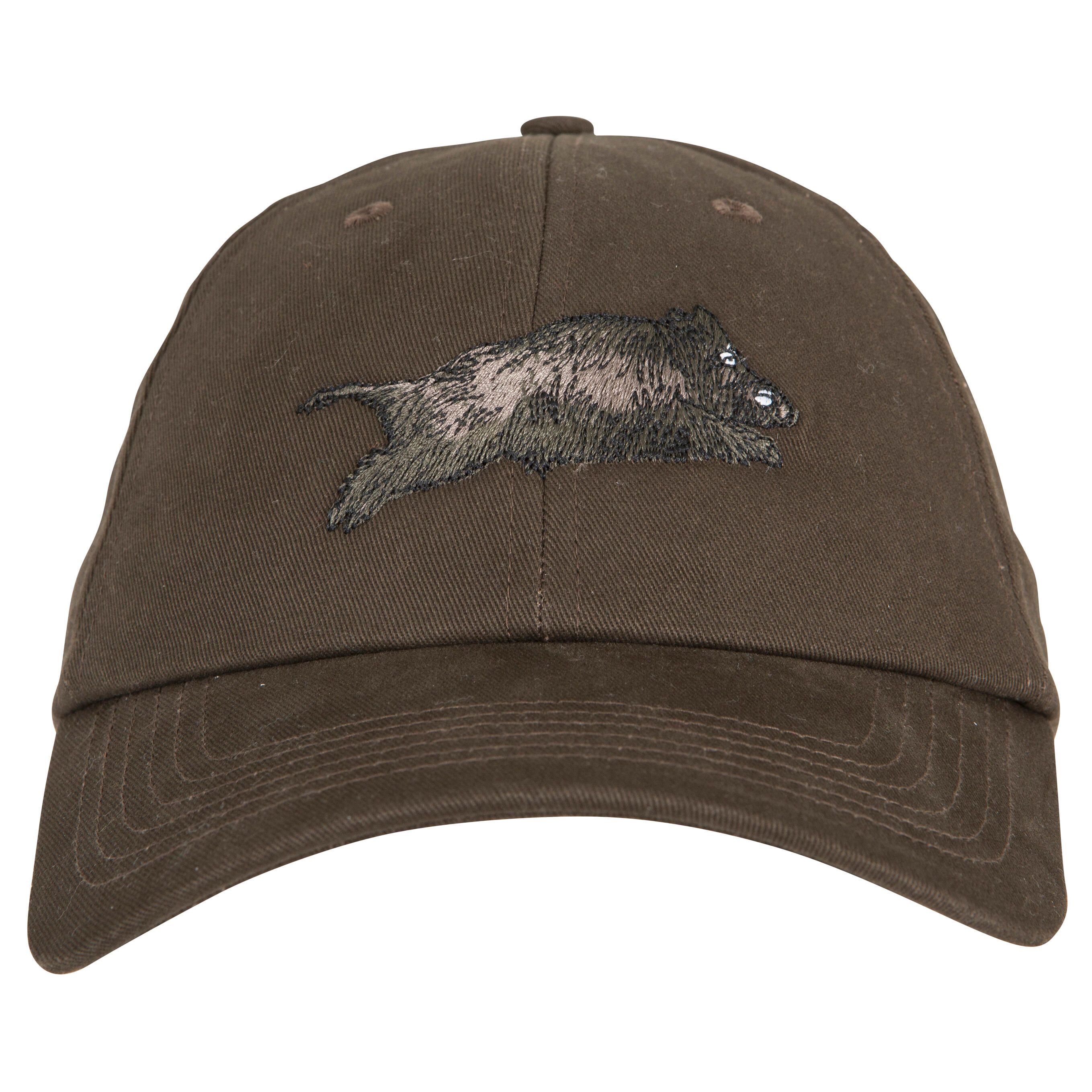 Taïga wild boar hunting cap - brown - Decathlon
