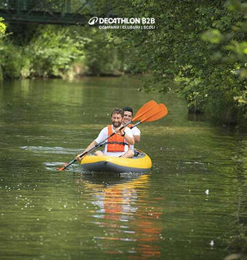 Navighează în caiace rigide și gonflabile de la Decathlon