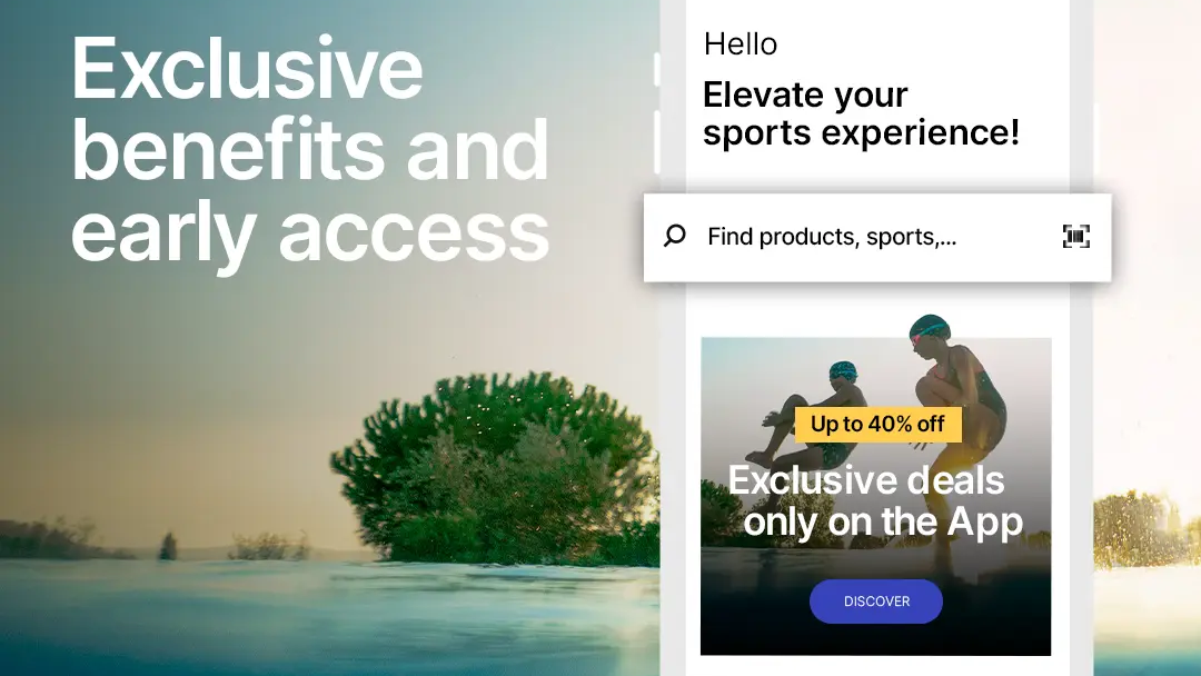 Decathlon Mobile App | Landing Page