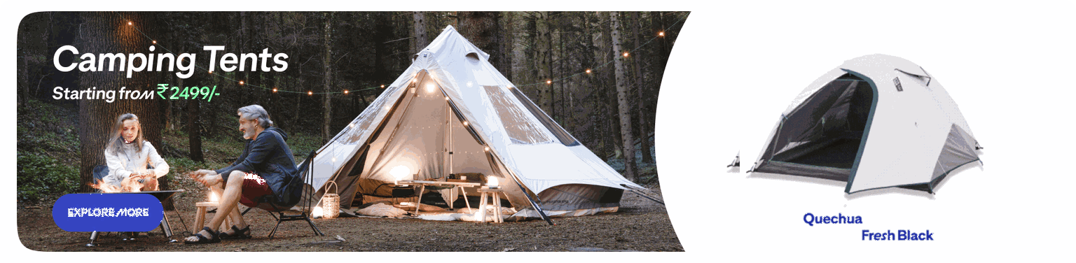 Camping Equipment - Buy Tents and Furniture Online at Decathlon India
