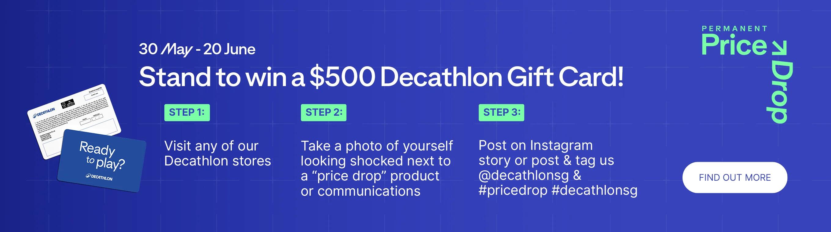 price drop social media giveaway