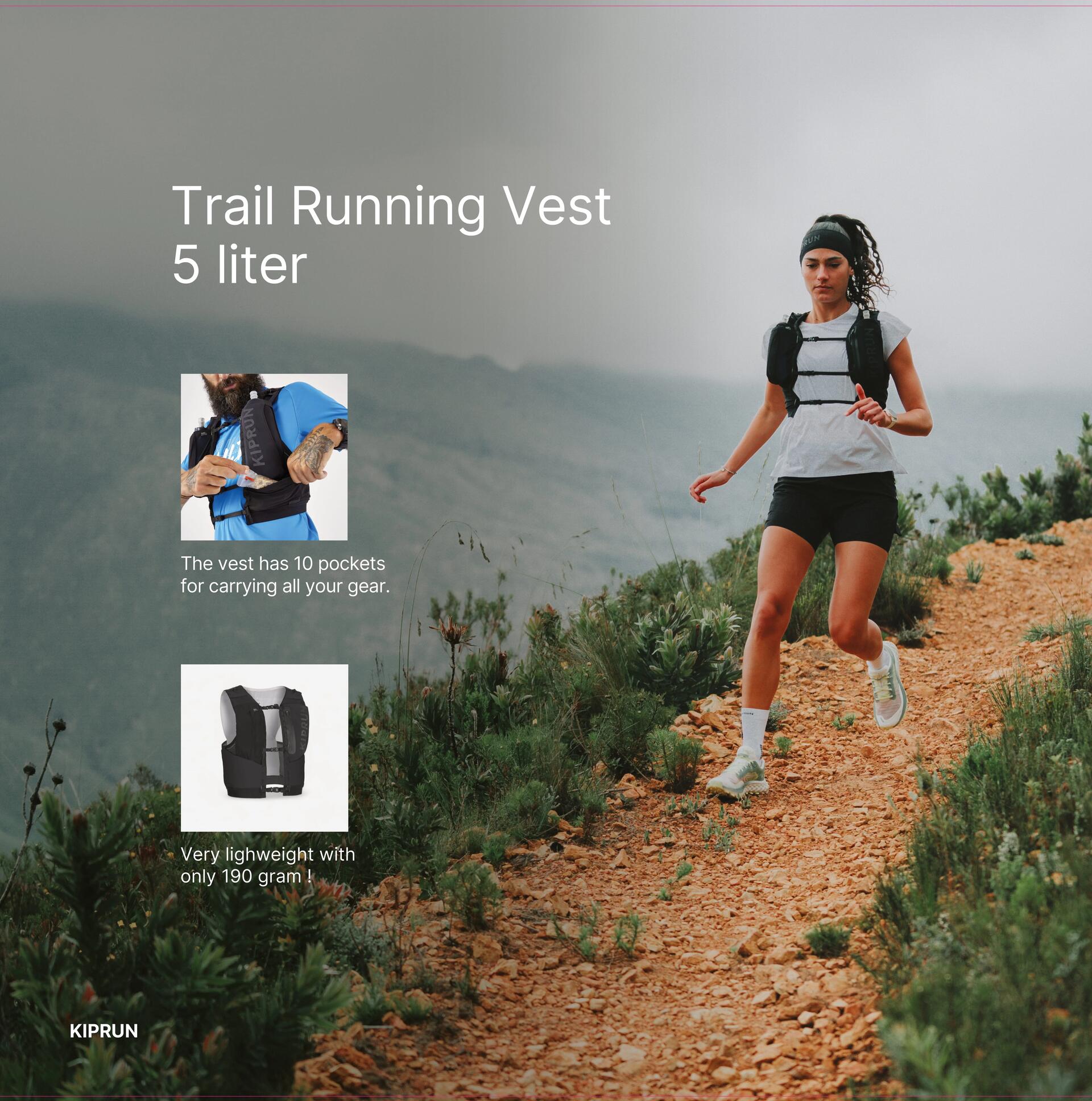 Trail Running Vest 5L - Black