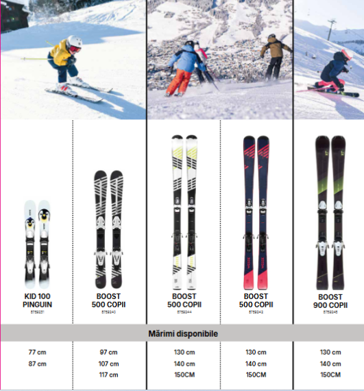 Schiuri si clapari copii - Decathlon